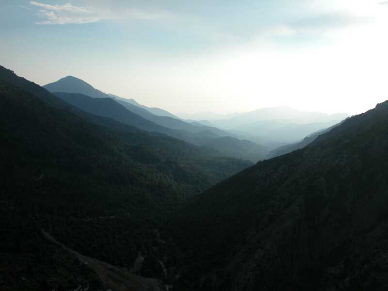 P. Jakopin, Corsica 2002, Col de Vizzavona to Corte, Bastia to Livorno
